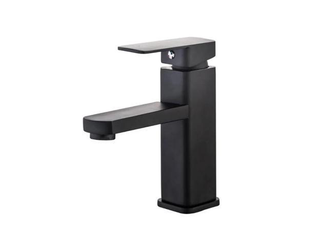 Click here for Black Square Bathroom Basin Faucet  Mesh Filter Ou... prices