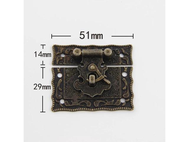 Click here for 51x43mm Decorative Vintage Hook Latch Hasp for Dra... prices