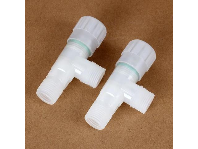 Click here for 2pcs Hot And Cold Water Triangle Valve Flow Contro... prices