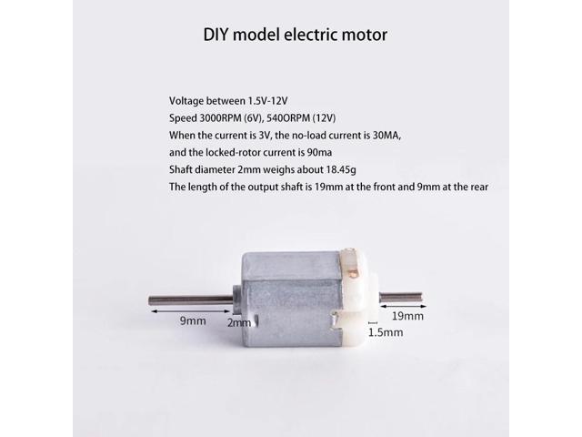 Click here for DC1.5V-12V Double Shaft Motor 3000RPM-5400RPM Elec... prices