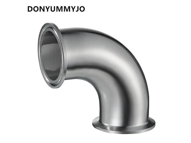 Click here for DONYUMMYJO 51MM 2 Sanitary Ferrule Elbow 90 Degree... prices