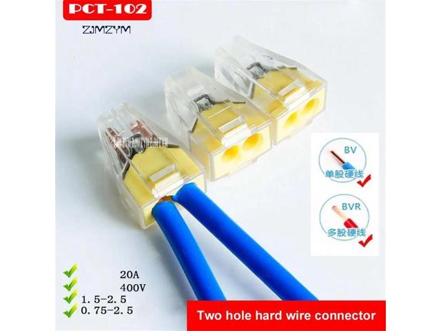 Click here for 10pcs PCT-102 wiring connector For Junction box 2p... prices