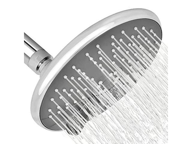Click here for Shower Head 20x20cm 6-Inch Roud ABS Plastic Rain R... prices