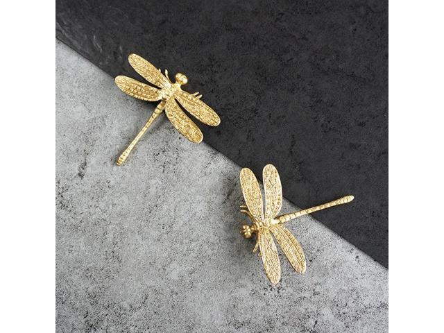 Click here for Brass Furniture Pull Handle Nordic Dragonflies Cab... prices