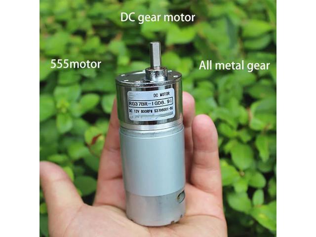 Click here for 1pcs 37 Gearbox 555 DC Gear Motor Low speed 800RPM... prices