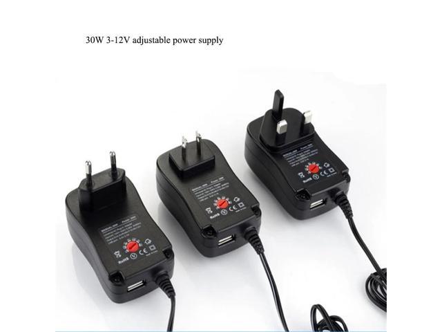 Click here for 30w 3-12V Adjustable Power Adapter DC Adapters US/... prices