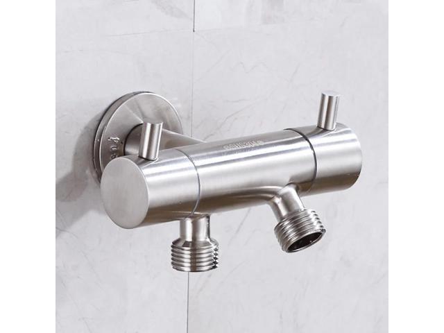 Click here for G1/2 Wall Mounted Double Outlet Outdoor Garden Fau... prices