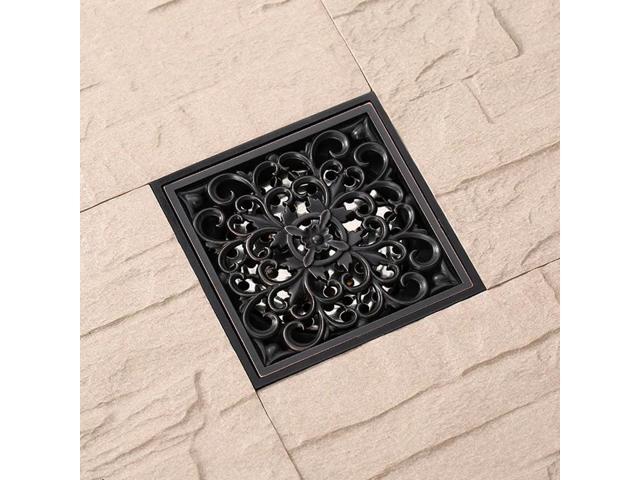 Click here for Flower Carved Art Square Bathroom Floor Drain 4 An... prices