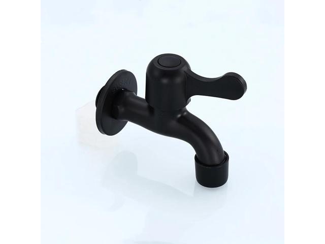 Click here for 1PC Bathroom Black Single Cold Tap Wall Washing Ma... prices