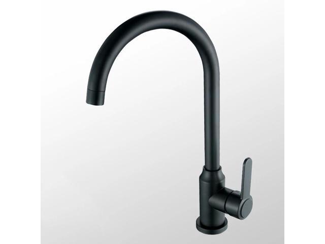 Click here for 304 Stainless Steel Matte Black Kitchen Faucet Hot... prices