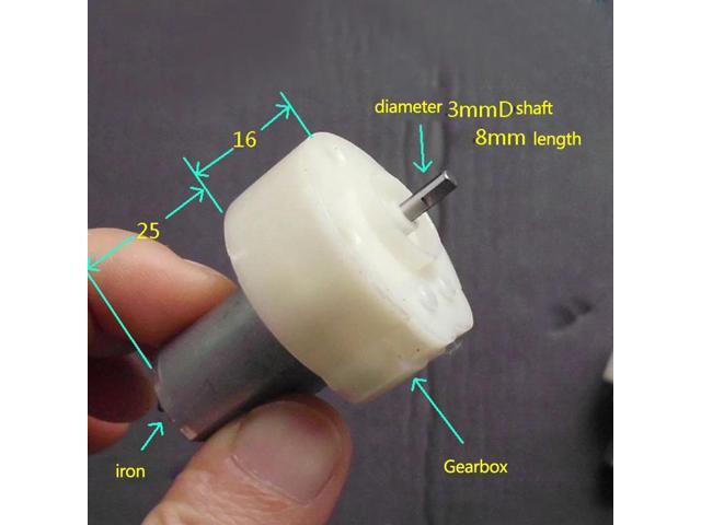 Click here for 130 gear motor DC 0.5-5V motor / high speed 3mm D... prices