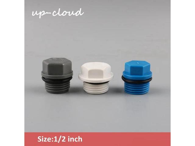 Click here for 5pcs PVC 1/2 Male Thread Plug 20mm End Connector f... prices