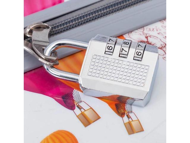 Click here for 3 Digit Resettable Combination Password Lock Gym C... prices