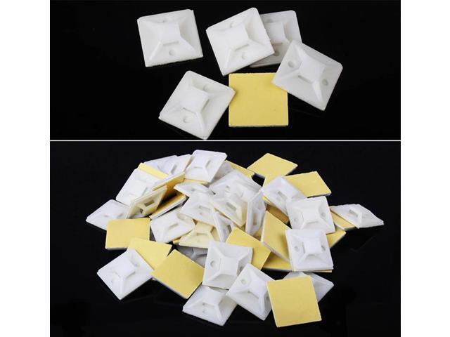Click here for 100pcs/lot 20*20MM Self Adhesive Cable Tie Mount B... prices