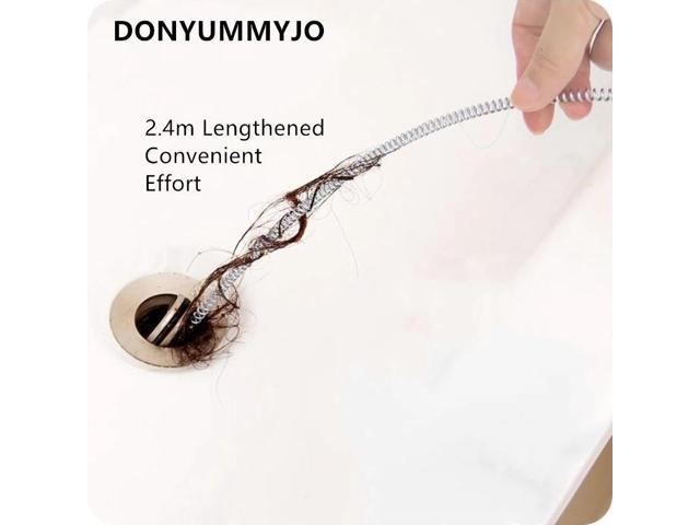 Click here for Hair Drain Clog Remover 2.4m Long Unblocker Drain... prices