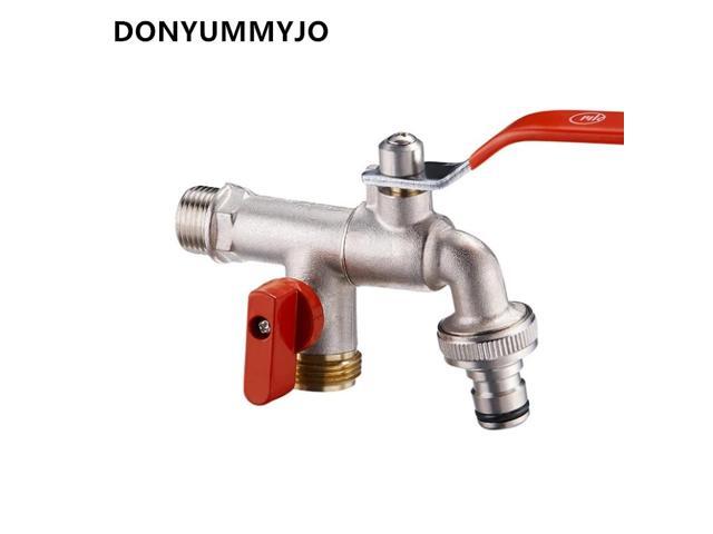 Click here for 1pc Brass Finished Washing Machine Double Head Wat... prices