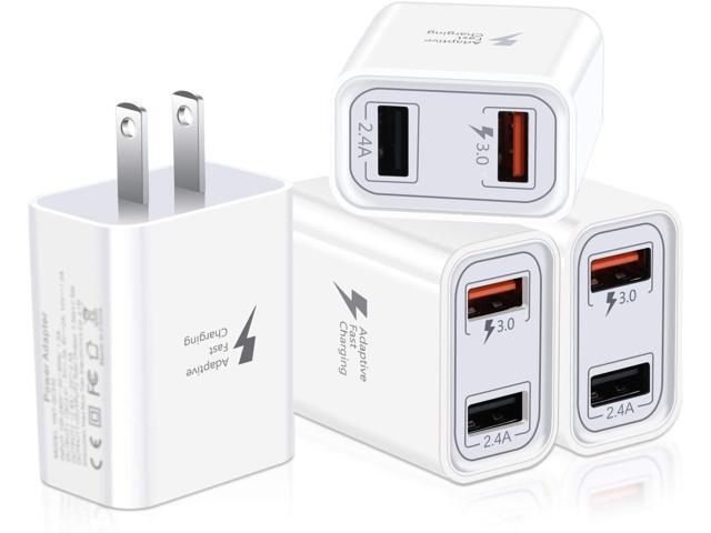 Click here for USB Charger  Pofesun 4-Pack Dual Port 30W QC3.0 Wa... prices