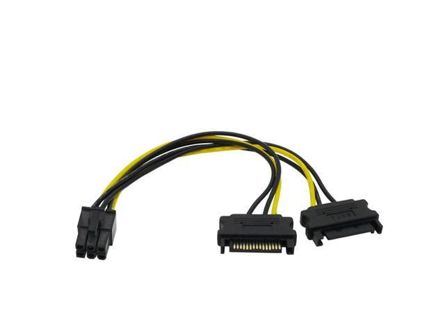 Click here for SATA 2x15Pin to Graphics card PCI-e PCIE 6 Pin Vid... prices
