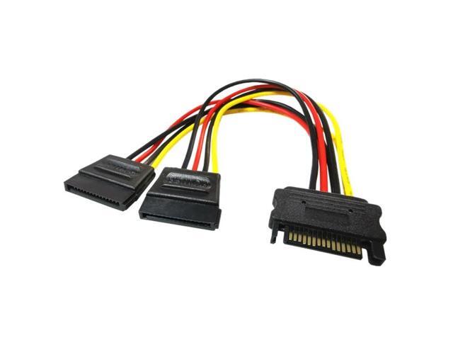 Click here for 1PCS 18CM 90 degree Straight Elbow SATA 15-Pin Mal... prices