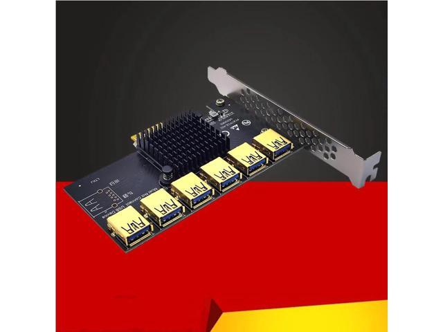 Click here for PCI Express Multiplier PCIE 1 to 6 USB3.0 Riser Ca... prices