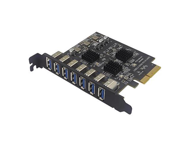 Click here for 7 Port USB 3.2 GEN2 10Gb PCIE Expansion Card PCI-E... prices