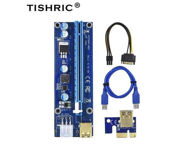 Click here for 10pcs TISHRIC Golden gpu PCIE PCI-E Riser 009S car... prices
