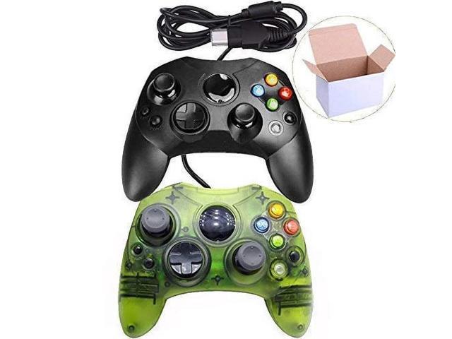 Click here for Lot Of 2 Wired Controller S Type Black And Clear G... prices