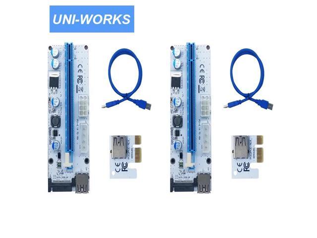 Click here for 2pcs White PCI-E Riser 008 Express 1X 4x 8x 16x Ex... prices