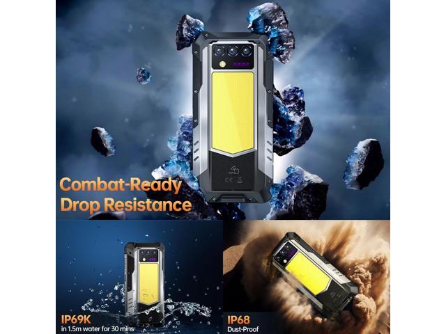 Click here for sluting WP100 Titan Rugged Smartphone 5G - 33000mA... prices