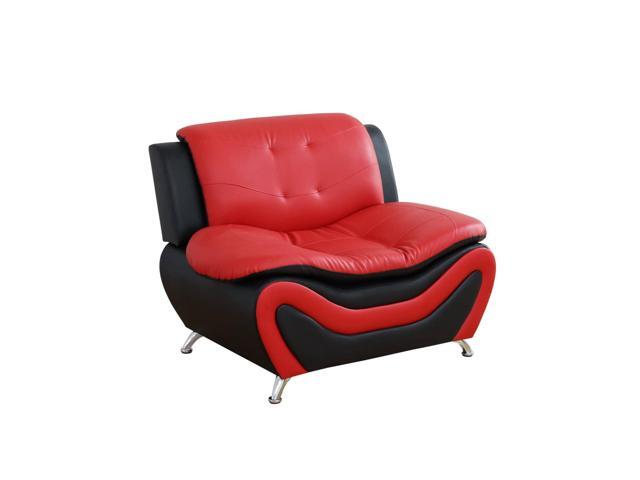 Click here for taoruifang Black & Red Faux Leather 1 Seat Living... prices