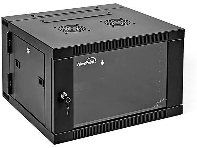 Click here for NavePoint 6U Server Cabinet with Hinged Back - 25.... prices