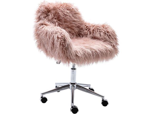 Click here for KCC Fluffy Office Desk Chair  Faux Fur Modern Swiv... prices