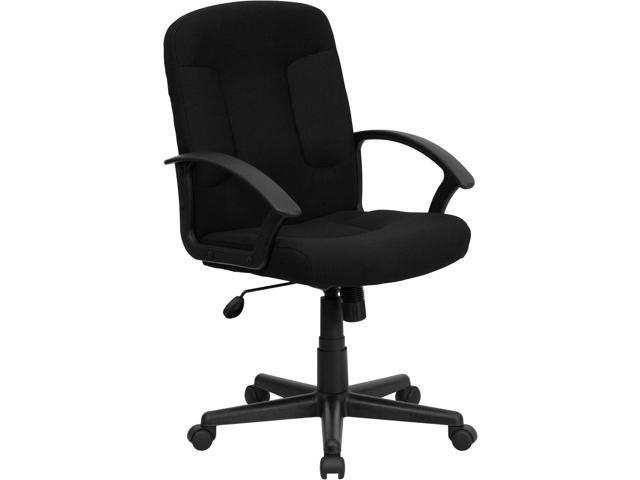 Click here for Flash Furniture Garver Mid-Back Black Fabric Execu... prices