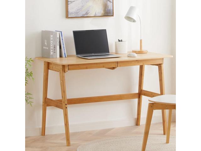 Click here for Nnewvante Writing Computer Desk 46 Bamboo Home Off... prices