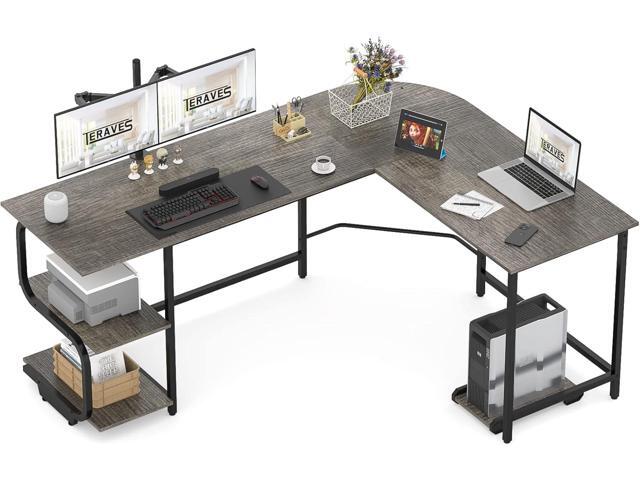 Click here for Teraves Reversible L Shaped Desk with Large Surfac... prices