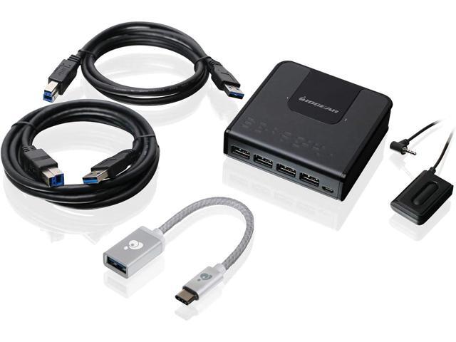 Click here for IOGEAR 4x2 USB 3.0 Peripheral Sharing Switch with... prices
