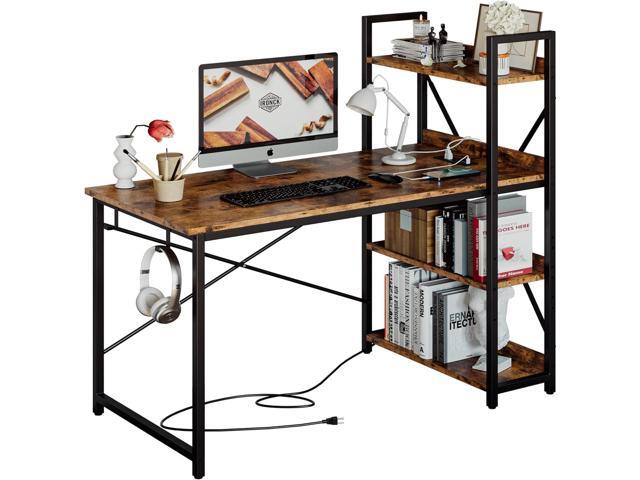 Click here for IRONCK Computer Desk 47 with Power Outlet and Stor... prices
