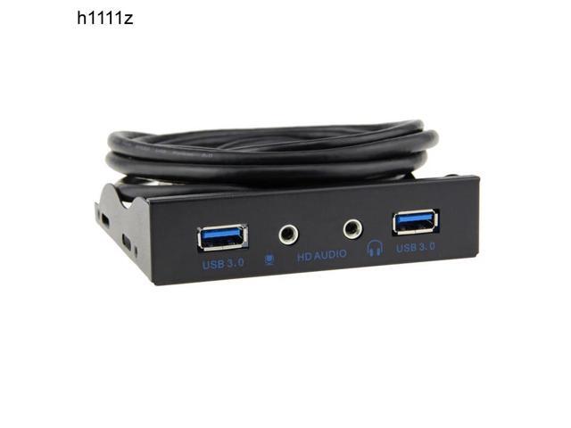 Click here for 3.5 Floppy Bay 19Pin to USB 3.0 Hub HD Audio Earph... prices