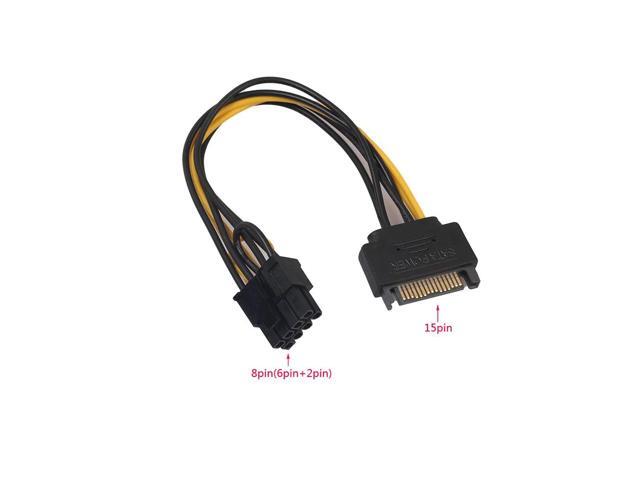 Click here for 15 Pin SATA To 8Pin PCI-E Power Cable 15Pin SATA M... prices