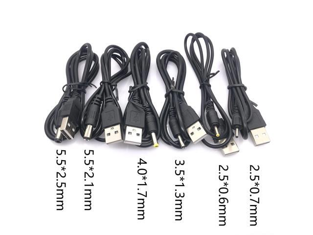 Click here for USB A Male to DC 2.0 0.6 2.5 3.5 1.35 4.0 1.7 5.5... prices