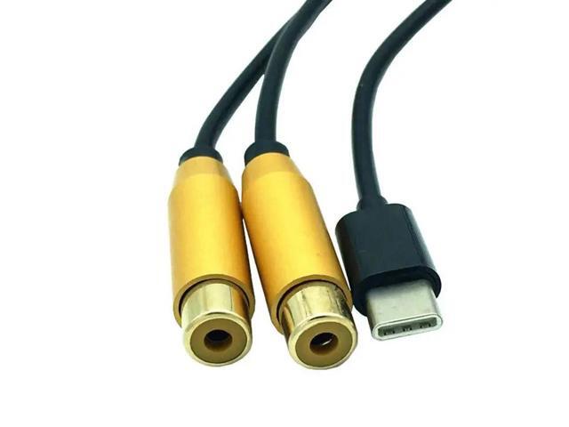 Click here for USB C RCA Audio Cable Type-C to 2 RCA Cable for iP... prices