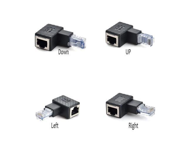 Click here for Ethernet Adapter  90 Degree RJ45 / 8P8C Ethernet F... prices
