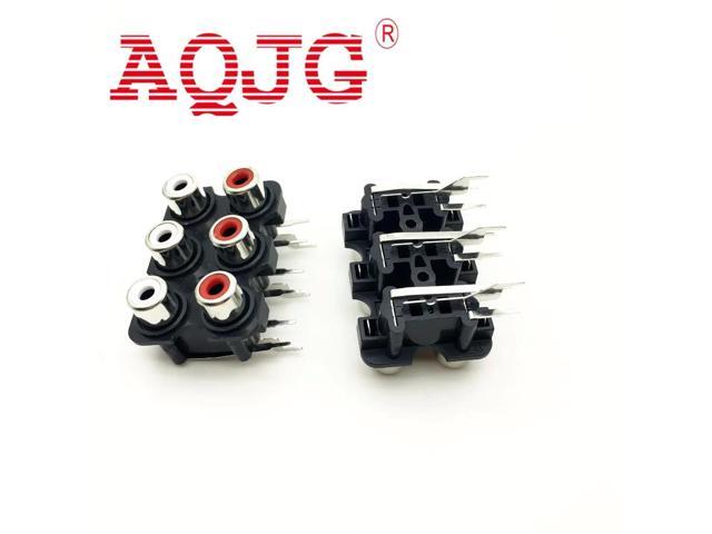 Click here for 6 RCA Female 6 holes Stereo audio Jack AV Audio in... prices