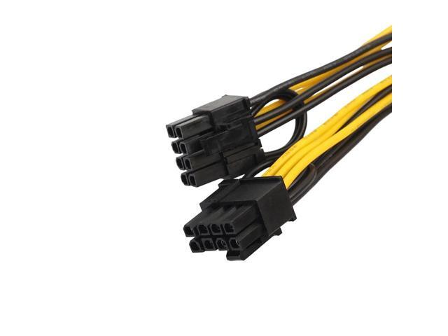 Click here for 1pc Hup PCI-E 6-pin Female To 2x 6+2-pin Male 6-pi... prices