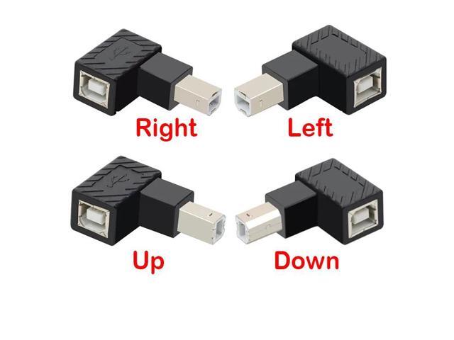 Click here for 90 degree angle L type USB 2.0 B male to female ad... prices