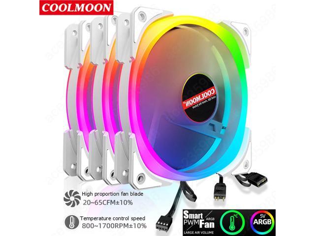 Click here for COOLMOON 4Pin PWM 5V 3Pin ARGB Computer Heatsink C... prices