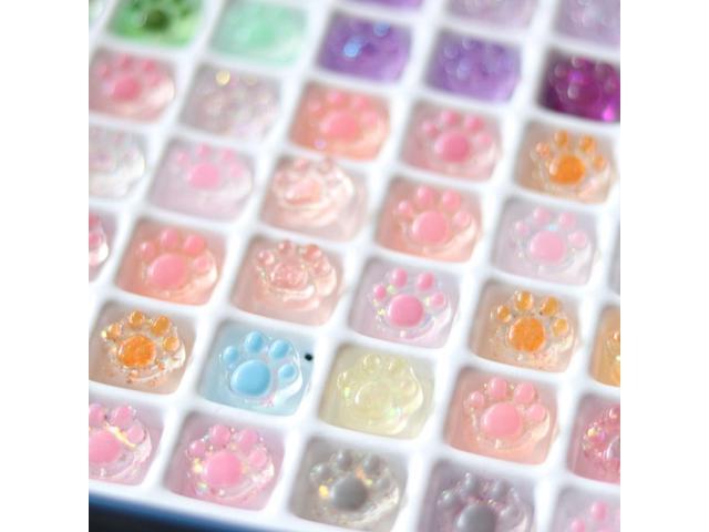 Click here for Games Backlit Keycap Cat Paw Cute DIY Key Cap for... prices