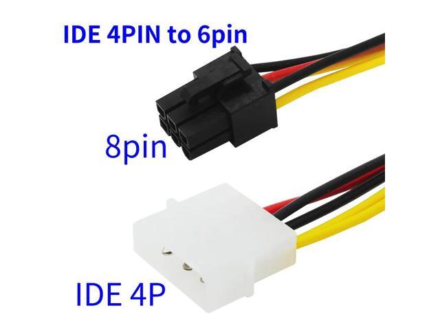 Click here for 4 Pin M-olex to 6 Pin PCI-Express PCIE Video Card... prices