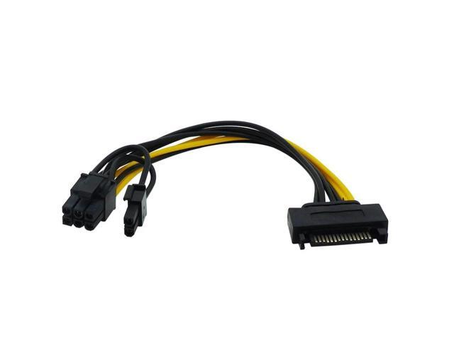 Click here for 15 Pin SATA To 8Pin PCI-E Power Cable 15Pin SATA M... prices