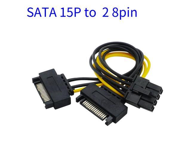 Click here for Dual 15Pin SATA Male to PCI-E PCI Express Graphics... prices